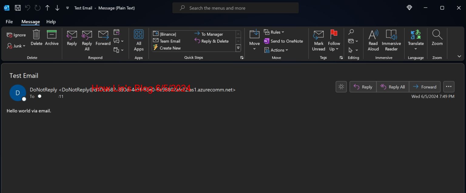 使用Azure Communication Service建立SMTP郵件發送服務 - How Lin's Blog